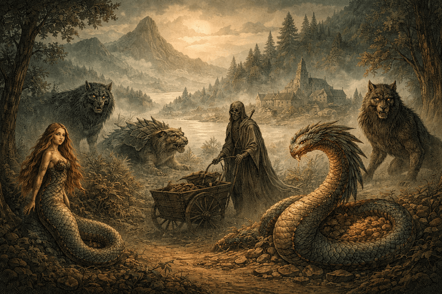 French Mythical Creatures Rooted in French Folklore
